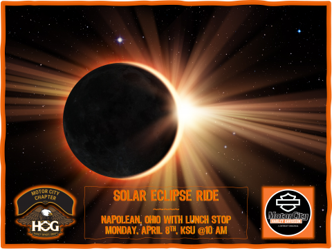 Solar Eclipse Ride (Napolean, OH) | Motor City Chapter #5057 ...